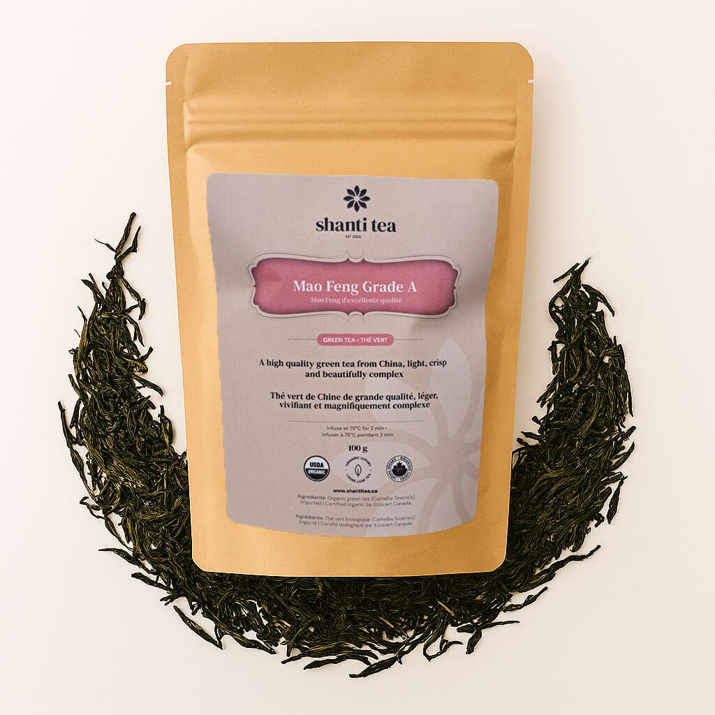 Mao Feng Grade A 100g Organic Loose Tea — Premium Chinese Green Tea by ...